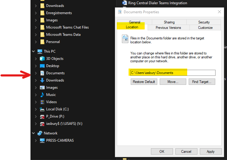 Default Documents, Downloads and other Folders to OneDrive – MANZANA
