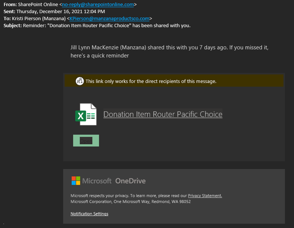 Turn Off Reminder Emails for Shared Files in SharePoint – MANZANA
